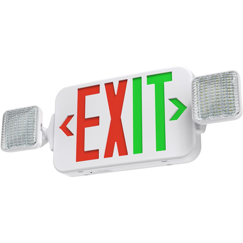 China Dual Color Switchable LED Emergency Exit Combo-SASELUX Lighting ...