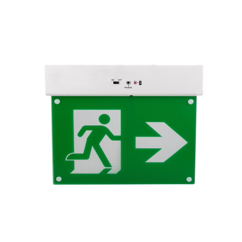 China LED Emergency Exit Signs PVC Film Running Man Exit Lights ...