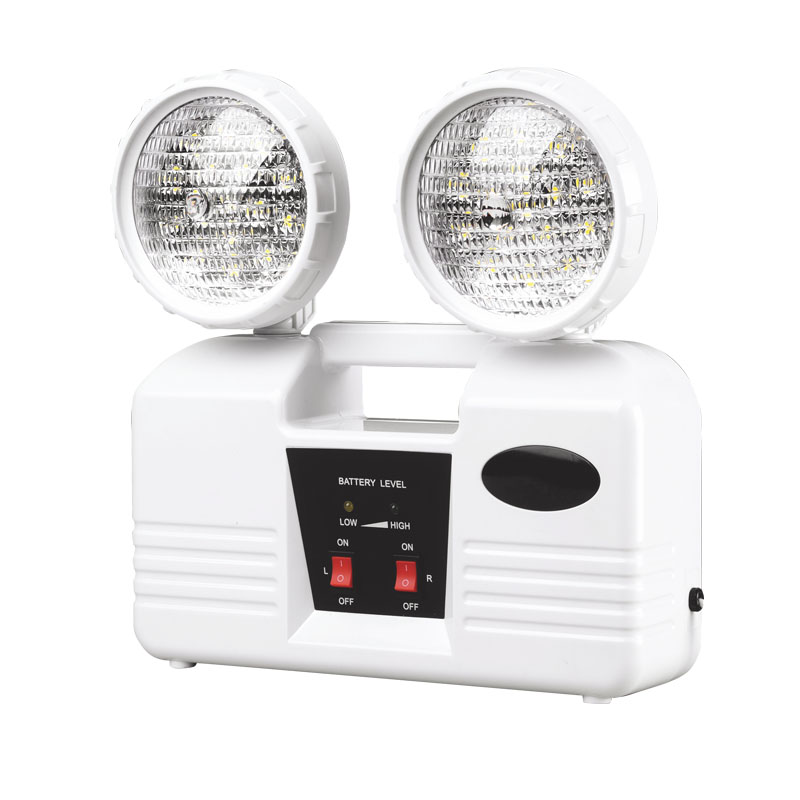 China CR-7013 Battery Backup Automatic LED Twin Spot Emergency Light ...