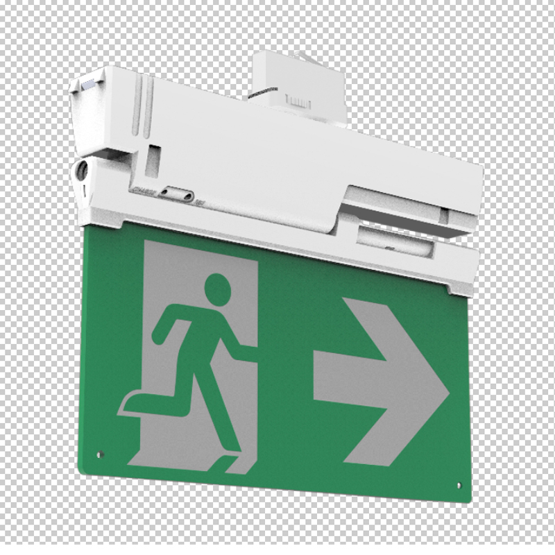 China Track Mounted LED Emergency Exit Sign Manufacture and Factory ...